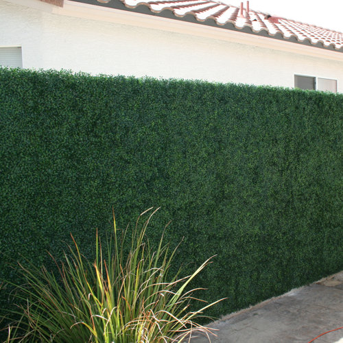 e-Joy 1.5 ft. H x 1.5 ft. W Artificial Wall Hedge Polyethylene Privacy ...