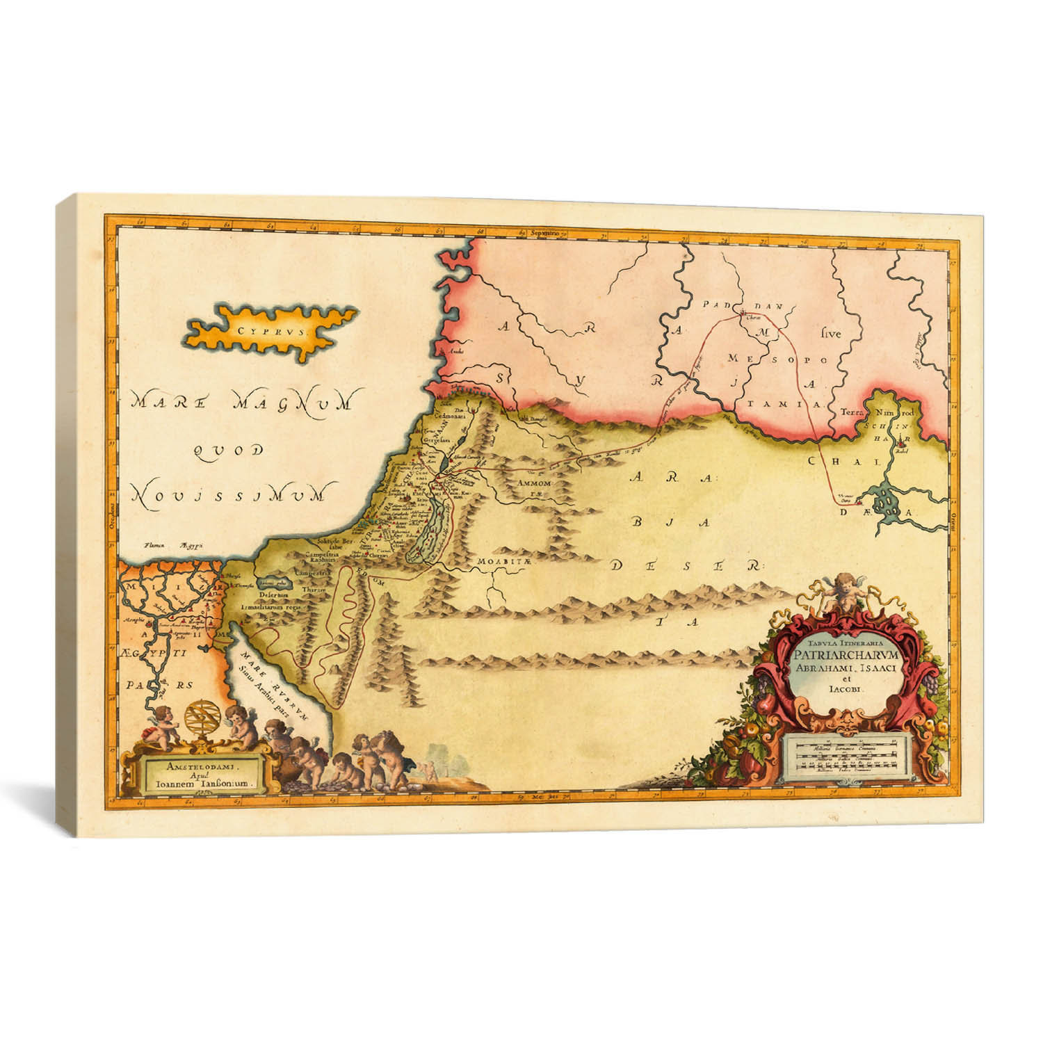 Breakwater Bay Antique Maps Joan Janssonius - Graphic Art on Canvas ...