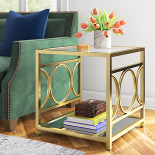 Wayfair | Gold Mirrored End & Side Tables You'll Love in 2022