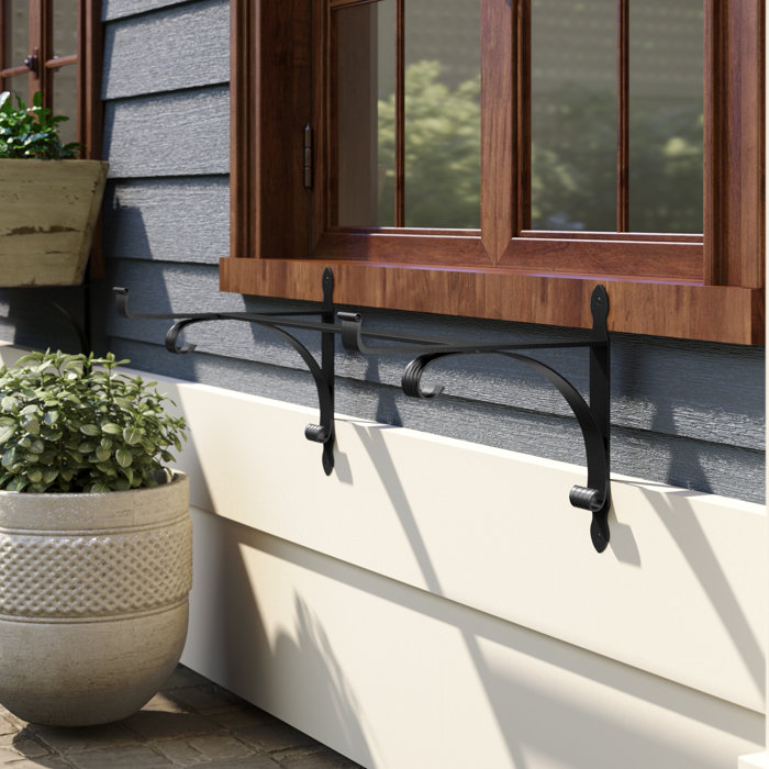 Charlton Home® Leia Window Box Brackets & Reviews | Wayfair