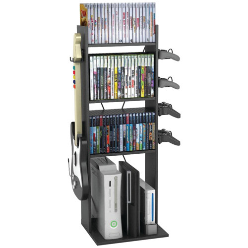 Rebrilliant Game Central Multimedia Storage Rack & Reviews | Wayfair