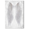 Art Remedy Fashion and Glam Wings of Angel Silver - Painting Print ...