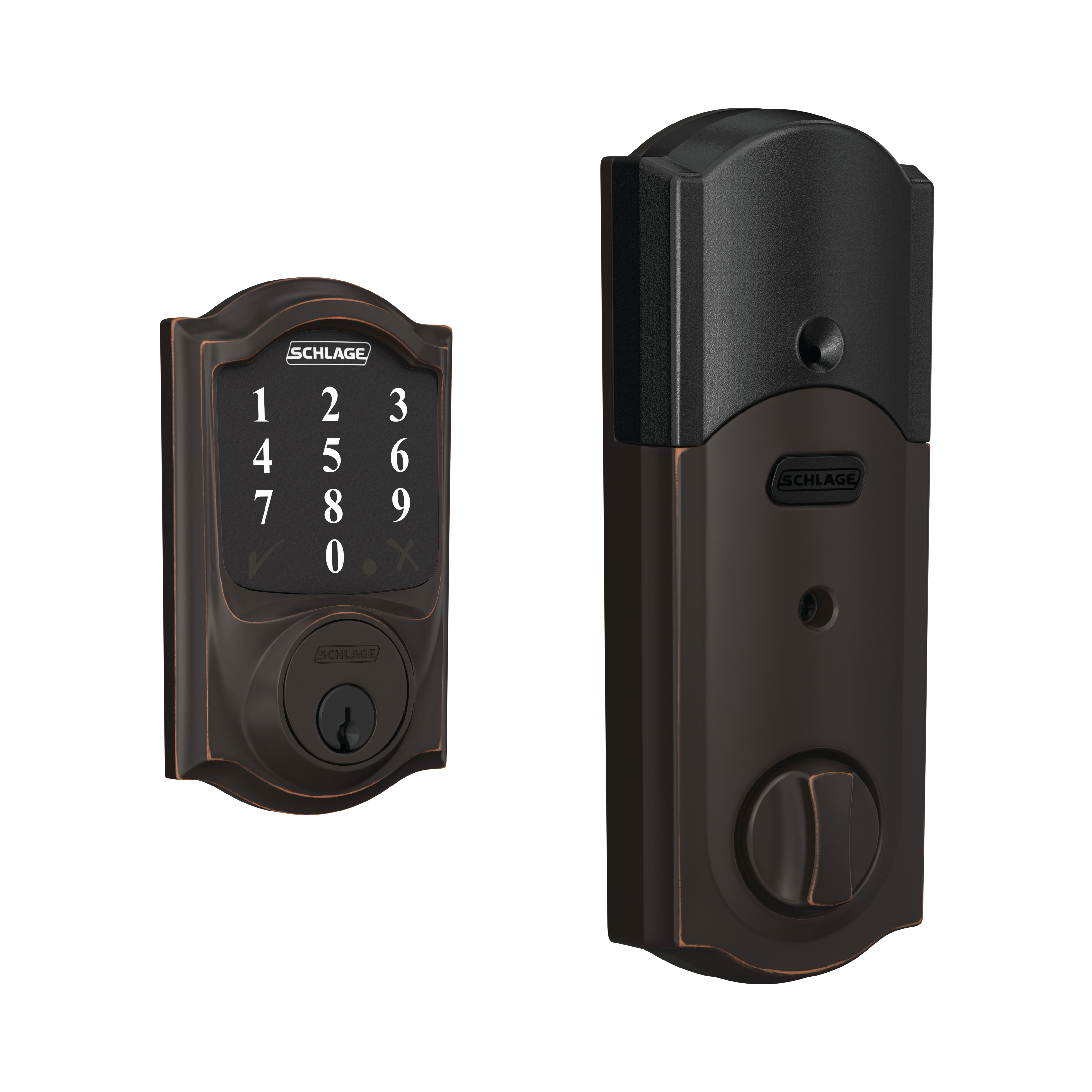 Schlage Single Cylinder Keyless Electronic Deadbolt & Reviews | Wayfair