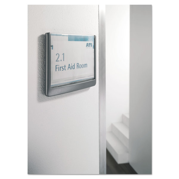 Horizontal-wall-sign-holder | Wayfair