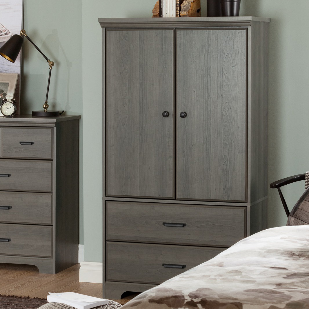 South Shore Versa Manufactured Wood Armoire & Reviews - Wayfair Canada