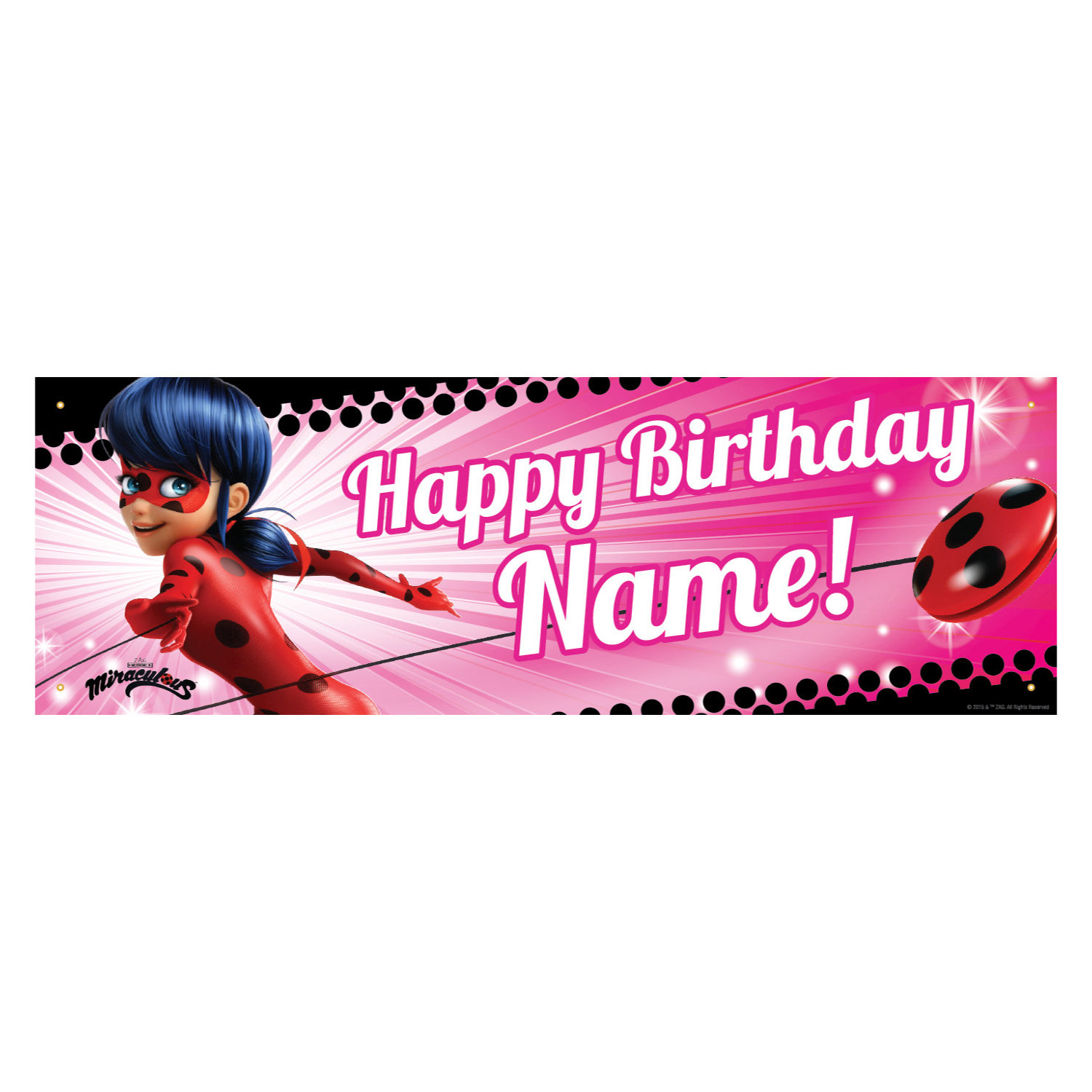 CPS Miraculous Ladybug Personalized Banner | Wayfair
