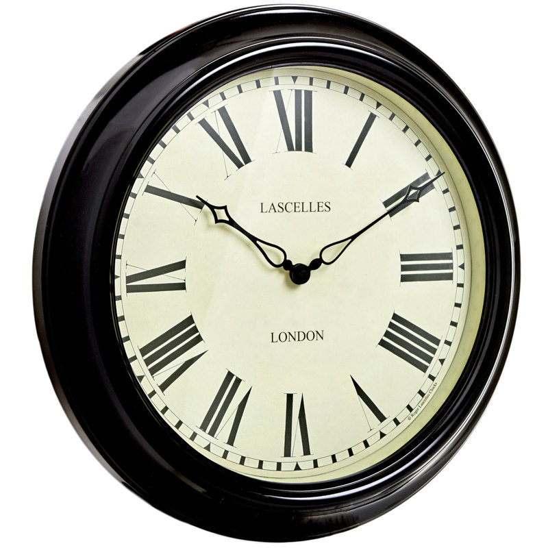 Roger Lascelles Clocks Downing 45cm Lascelles Station Wall Clock ...