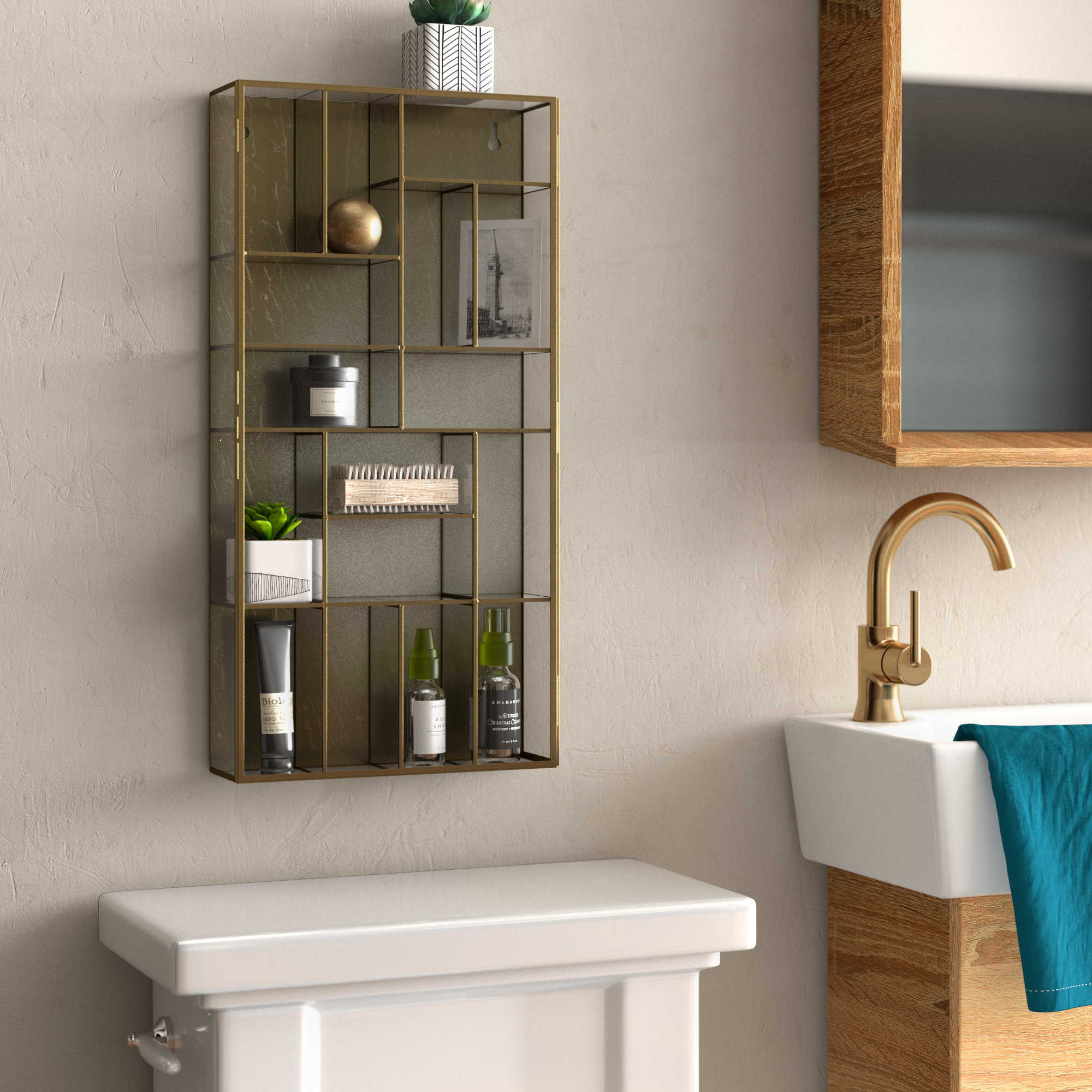 Dakota Fields Alvares Divided Wall Case | Wayfair