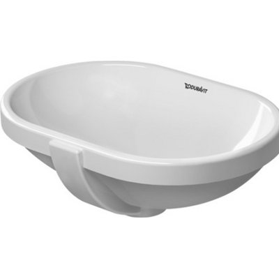 Duravit Ceramic Oval Undermount Bathroom Sink with Overflow | Wayfair