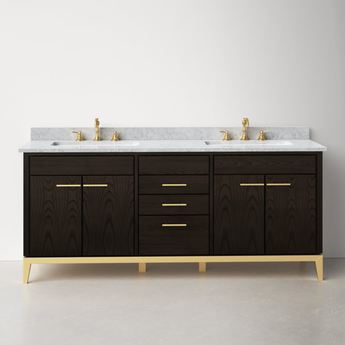 Modern Double Bathroom Vanities | AllModern