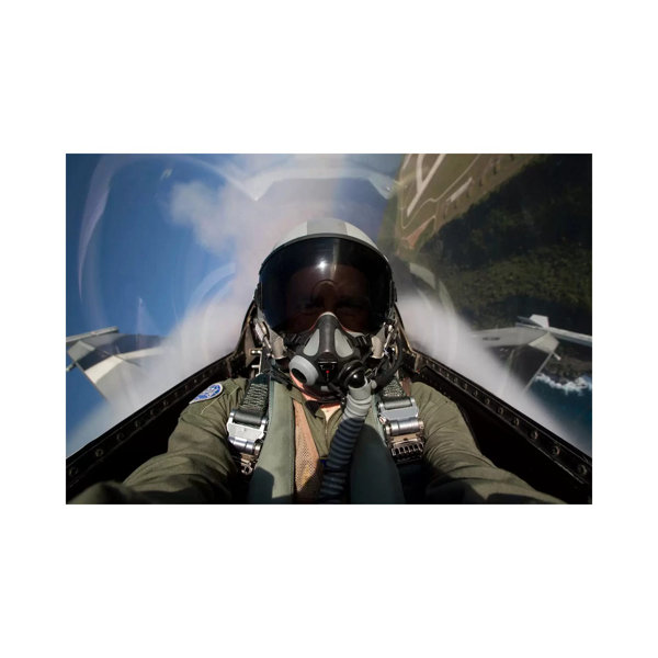 Latitude Run View From The Cockpit Of An F-16 Block 30 Pulling G's by ...