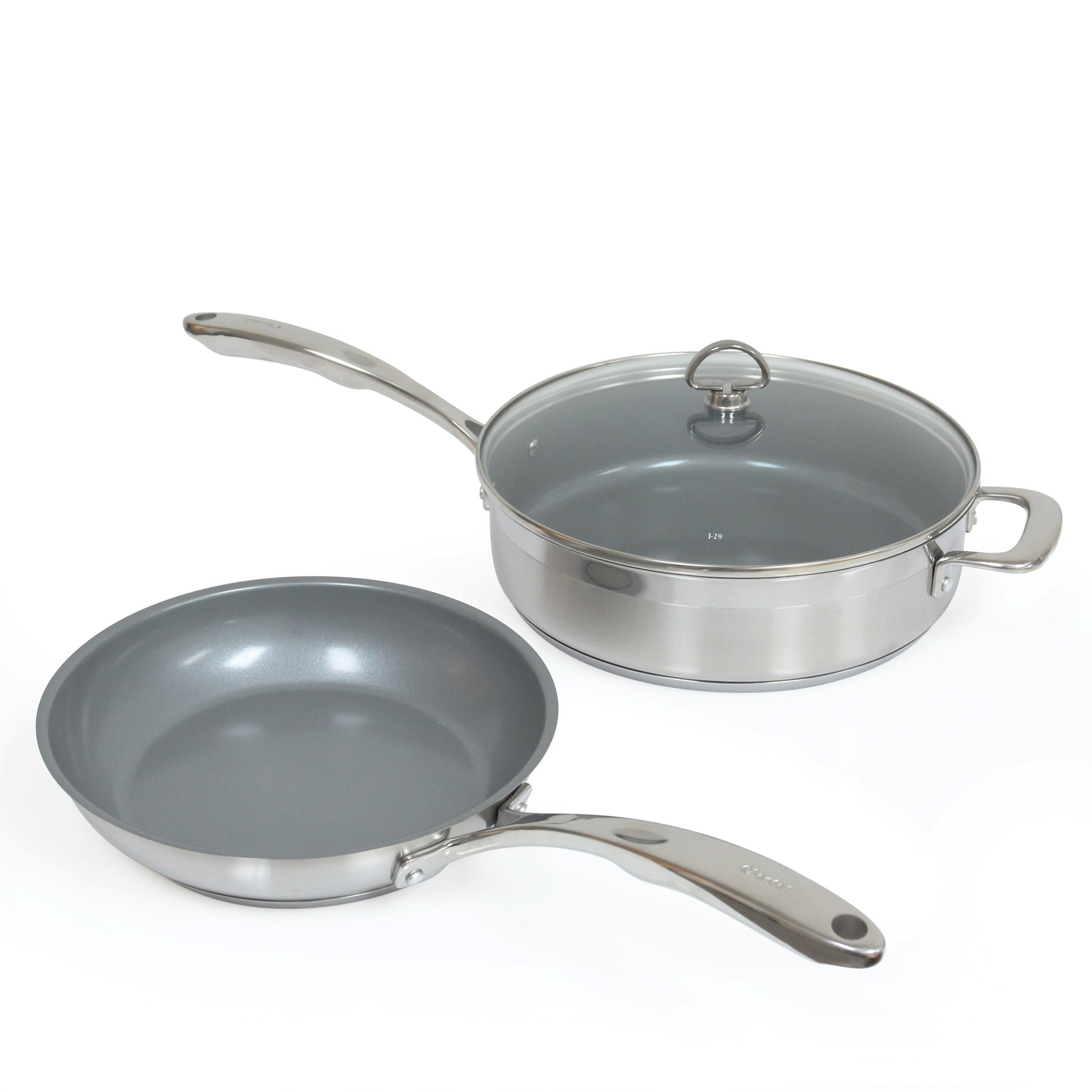 Chantal Induction 21 Steel® 3 Piece Non Stick Cookware Set & Reviews ...