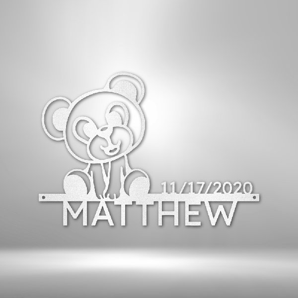 Trinx Personalized Teddy Monogram Wall Décor | Wayfair