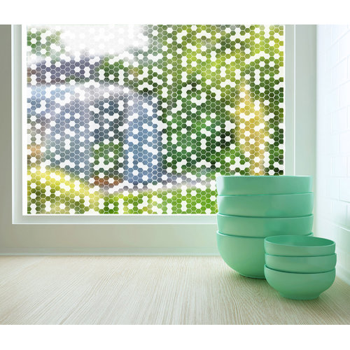 Stick Pretty Honeycomb Sheer Window Film | Wayfair