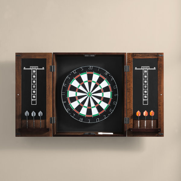 Wood-lighted-dart-board | Wayfair