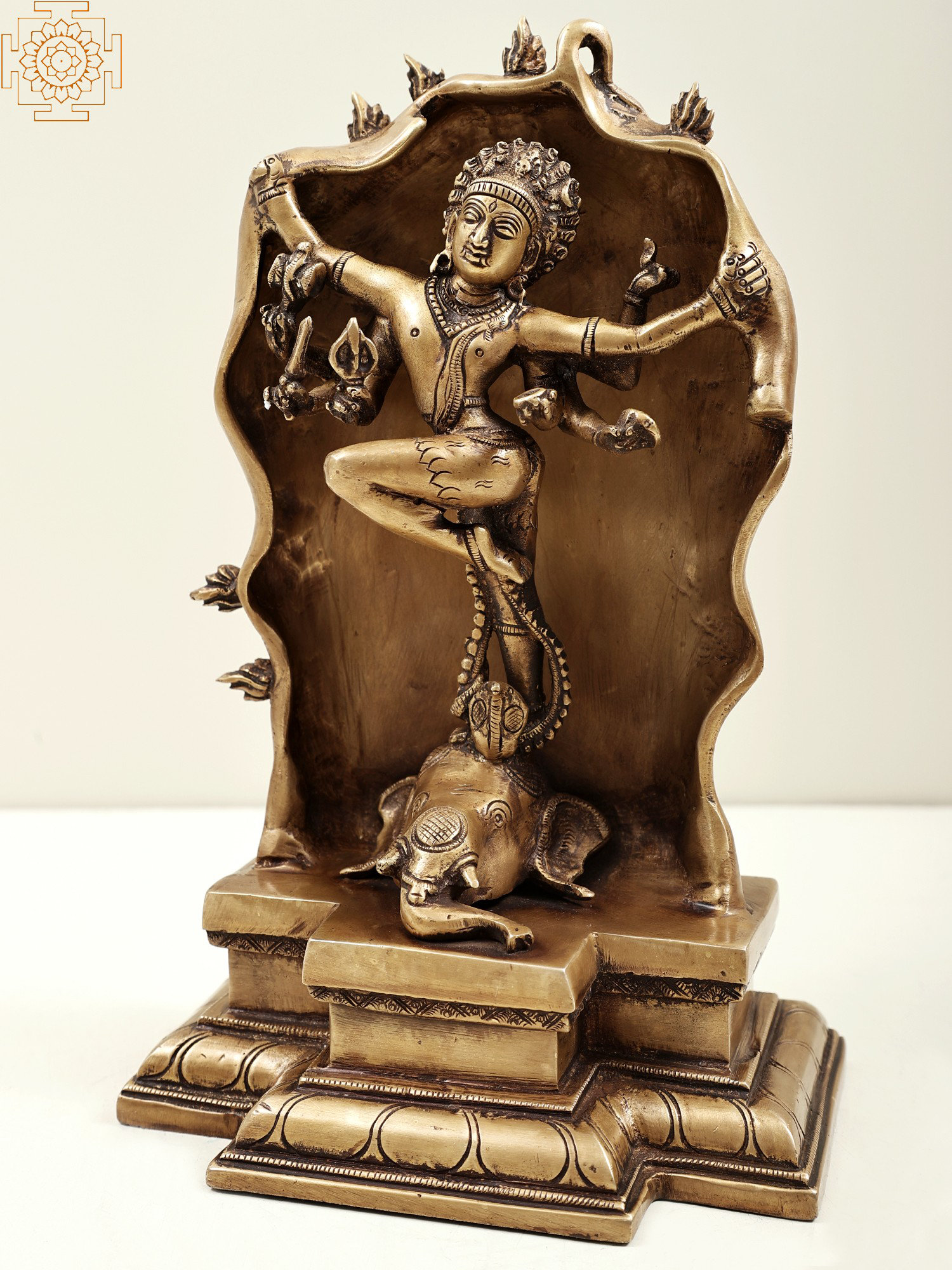 Exotic India Gaja-Samhara-Murti | Wayfair