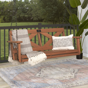 Wayfair | Wood Porch Swings You'll Love in 2022