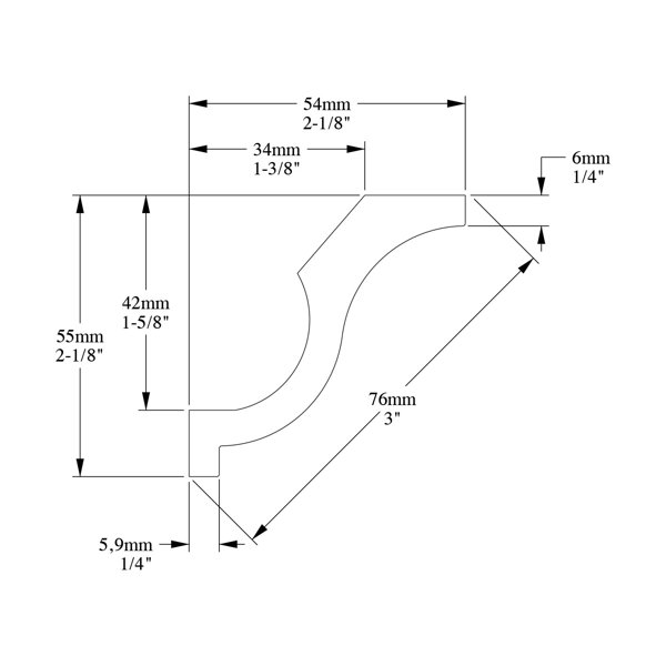 Orac Decor CX108 High Impact Polystyrene Crown Moulding, Primed White ...