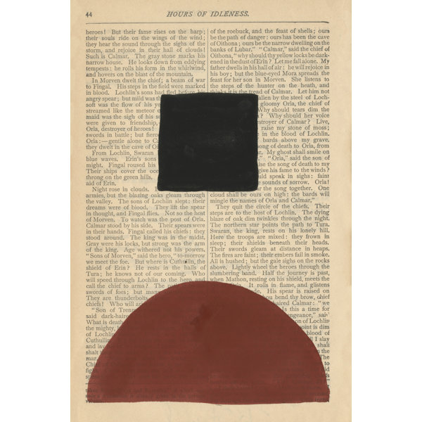 Red Barrel Studio® Modern Prose IV by - Wrapped Canvas Graphic Art ...