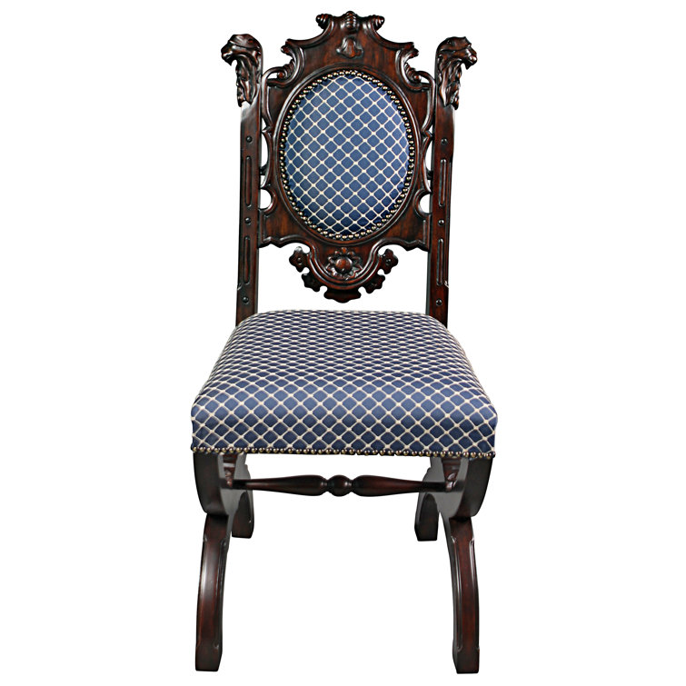 Design Toscano Side Chair in Royal Blue | Wayfair.ca