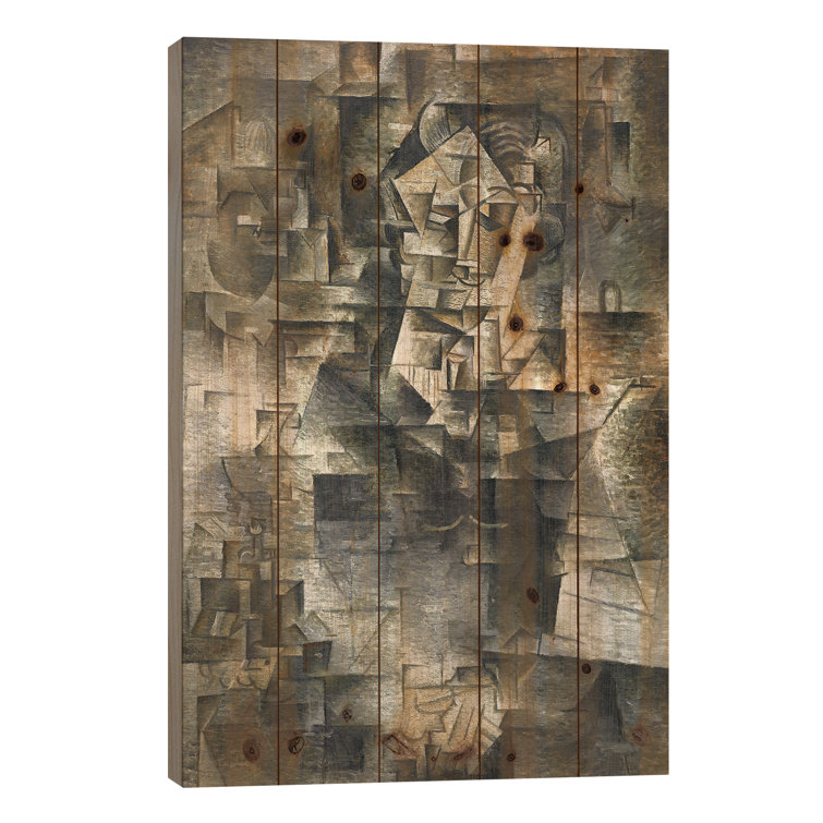 Loon Peak® Portrait Of Daniel-Henry Kahnweiler On Wood by Pablo Picasso ...