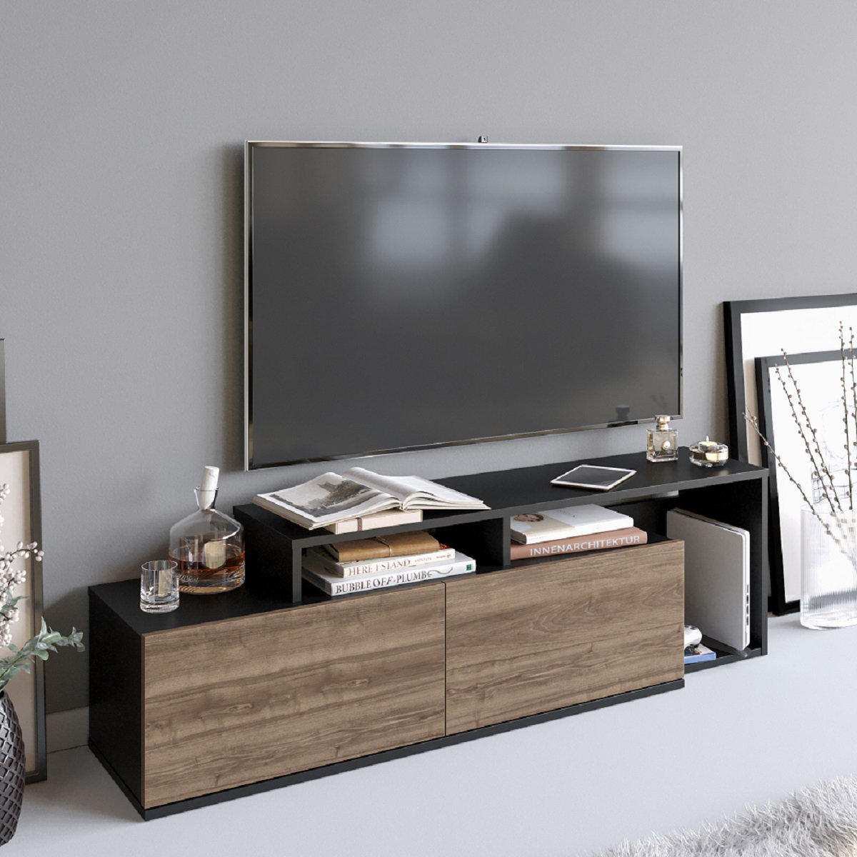 Ebern Designs Niklas TV Stand for TVs up to 49" & Reviews | Wayfair
