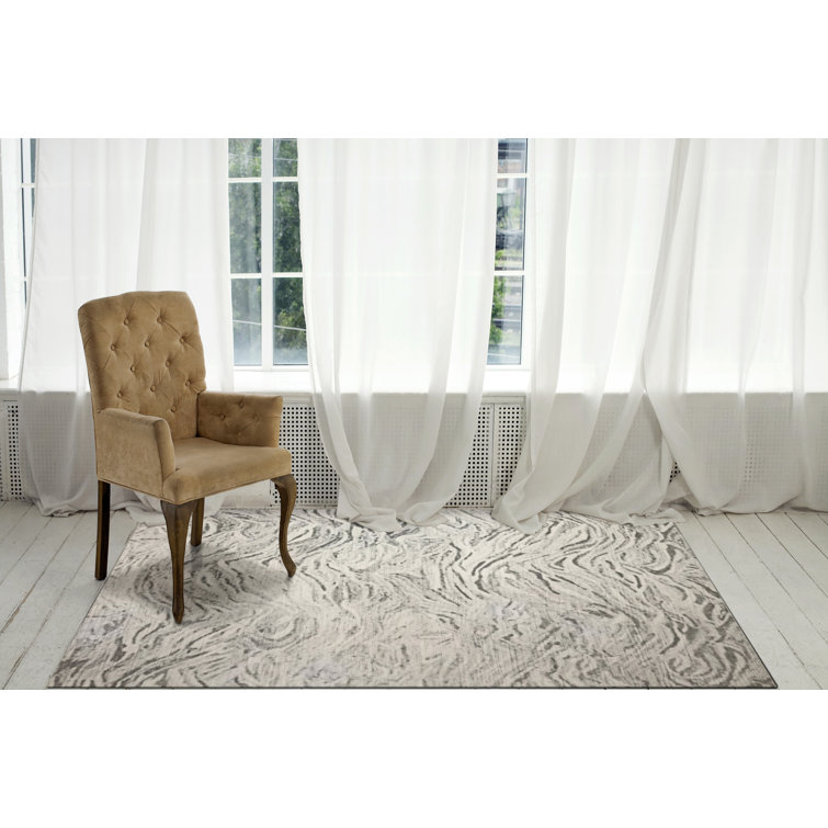 Union Rustic Olivieri Handmade Handwoven Wool Gray Rug | Wayfair