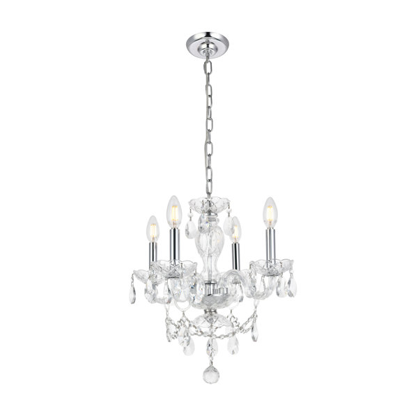 Rosdorf Park Rochelle 4 - Light Candle Style Classic Chandelier with ...