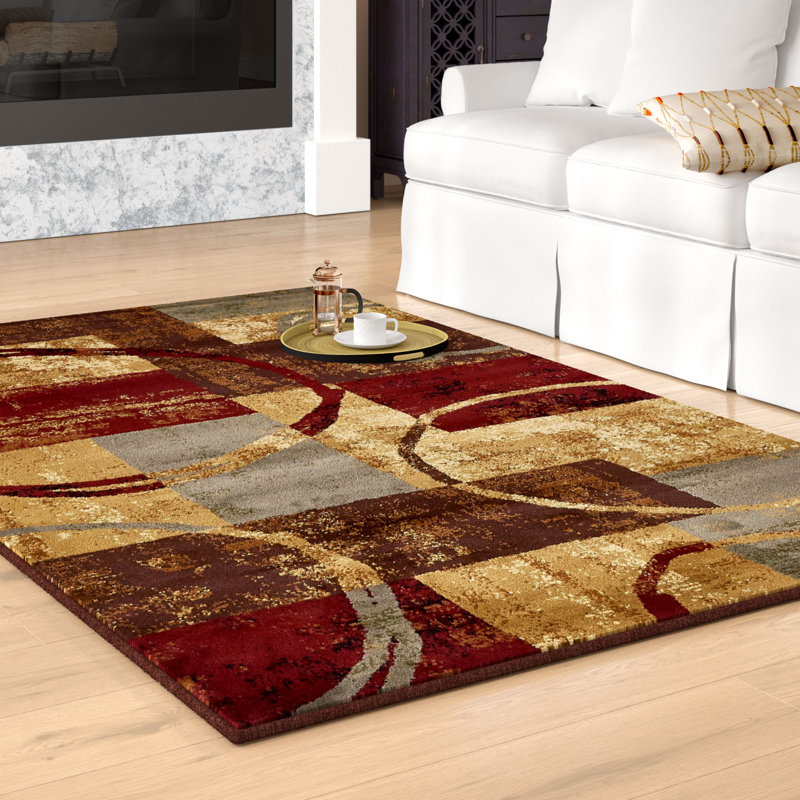 Andover Mills™ Mclea Abstract Brown/Gray Area Rug & Reviews | Wayfair