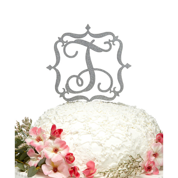 aMonogramArtUnlimited Square-Frame Cake Topper | Wayfair