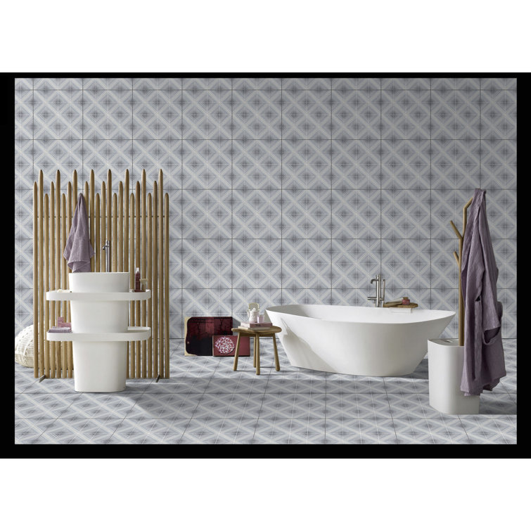 Moroccan Mosaic Tile House Cadiz 12" x 12" Ceramic Patterned Wall ...