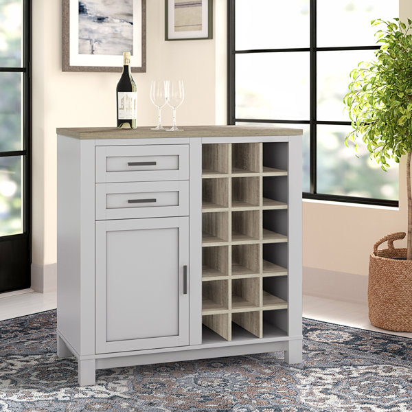 Three Posts Aaron Bar with Wine Storage & Reviews | Wayfair.co.uk