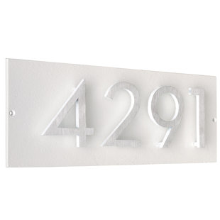 Wayfair | White Address Plaques & Signs You'll Love in 2022