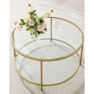Wayfair | Gold Round Coffee Tables You'll Love in 2022