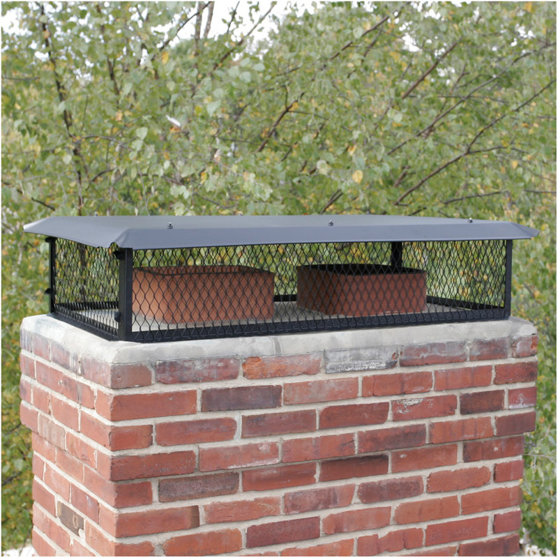 HY-C Bigtop Multi-Flue Galvanized Steel Chimney Cap | Wayfair