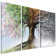 Ebern Designs Tree With Four Seasons by Designart - 3 Piece Wrapped ...