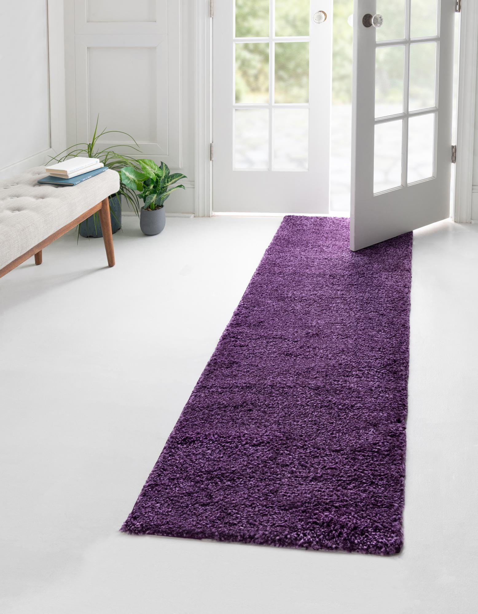 Ebern Designs Zuniga Performance Violet Rug & Reviews | Wayfair