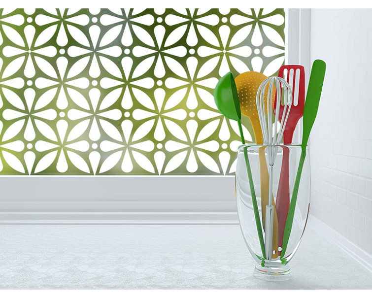 Ebern Designs Geo Privacy Window Decal & Reviews | Wayfair