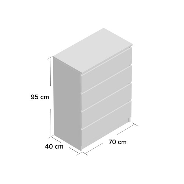 Zipcode Design Helen 4 Drawer 70Cm W Chest Of Drawers & Reviews ...
