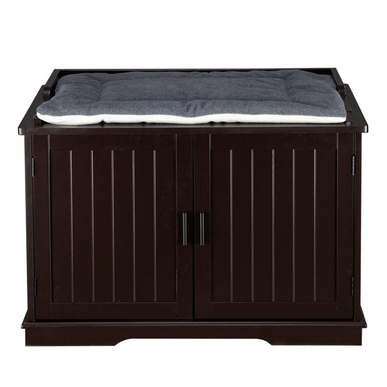 Red Barrel Studio® Ascensin Wood Litter Box Enclosure & Reviews | Wayfair