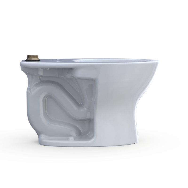 TOTO Tornado Flush Commercial Flushometer Floor-Mounted Toilet ...