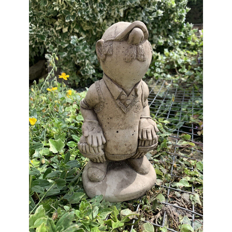 Marlow Home Co. Chelsy Stone Garden Cricket Wicket Keeper Gift ...