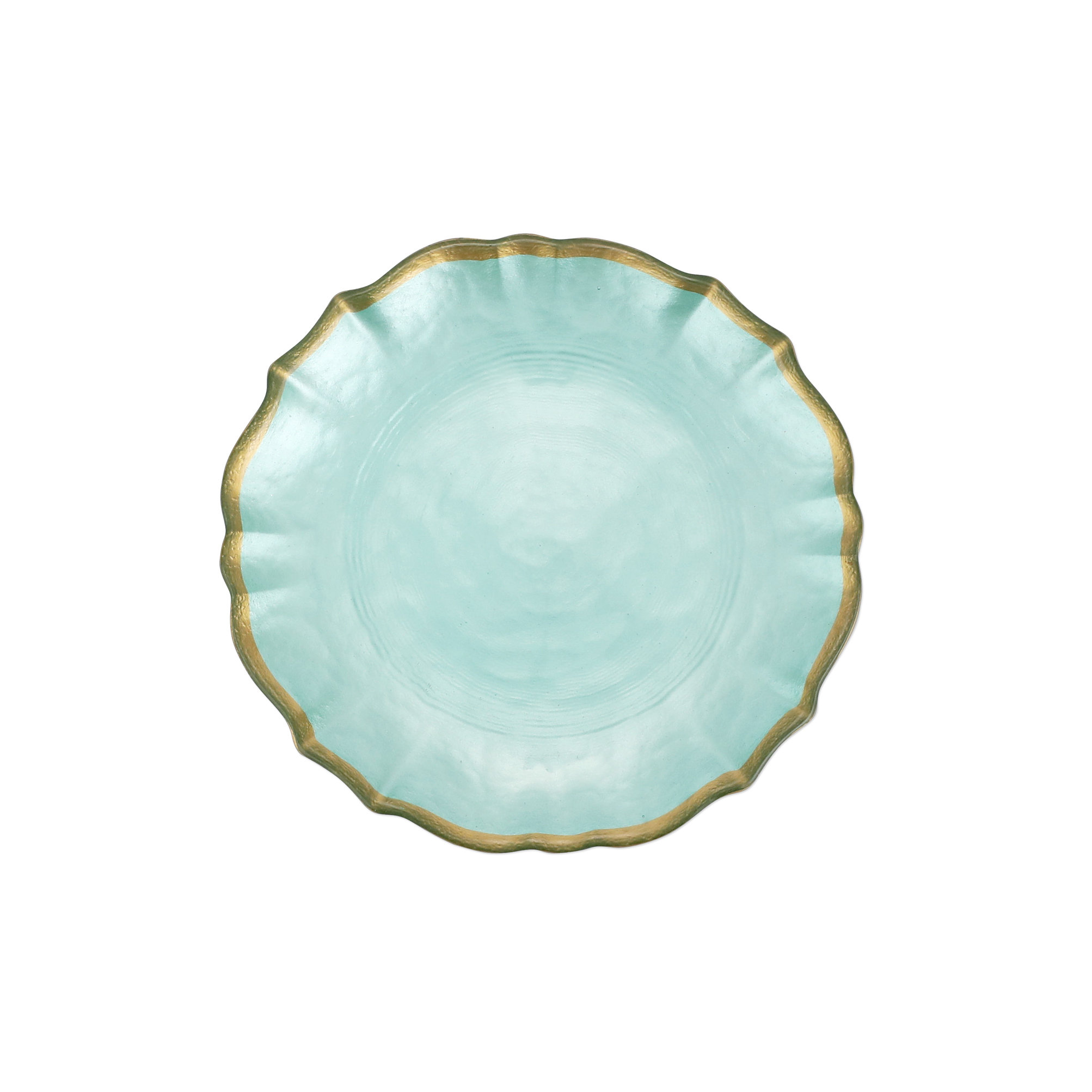 Viva by Vietri Baroque Glass Cocktail Plate | Wayfair