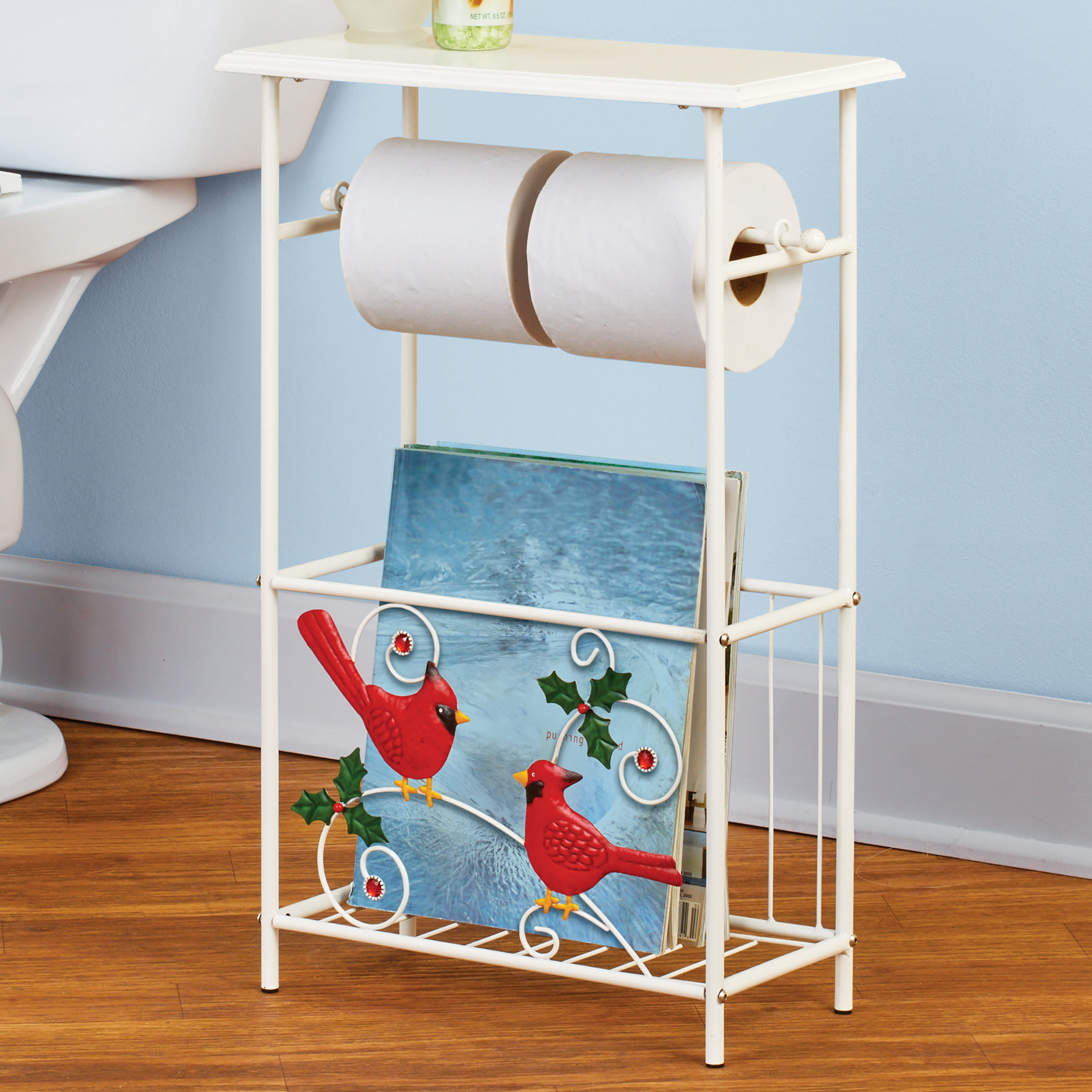 Winston Brands Cardinal Holly Freestanding Toilet Paper Holder | Wayfair