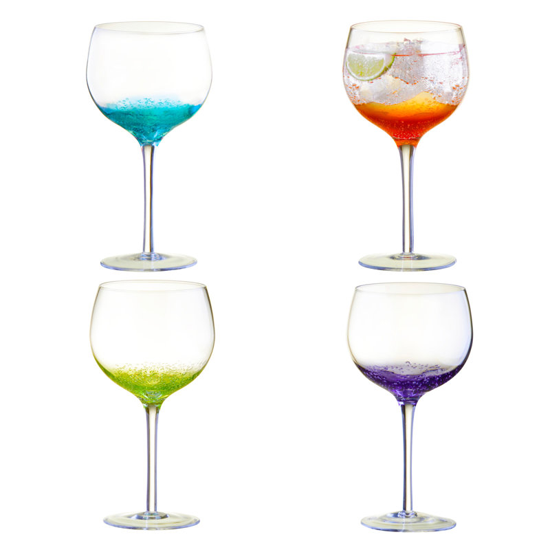 The DRH Collection Fizz 4 Piece 700ml Glass Cocktail Glass Set ...