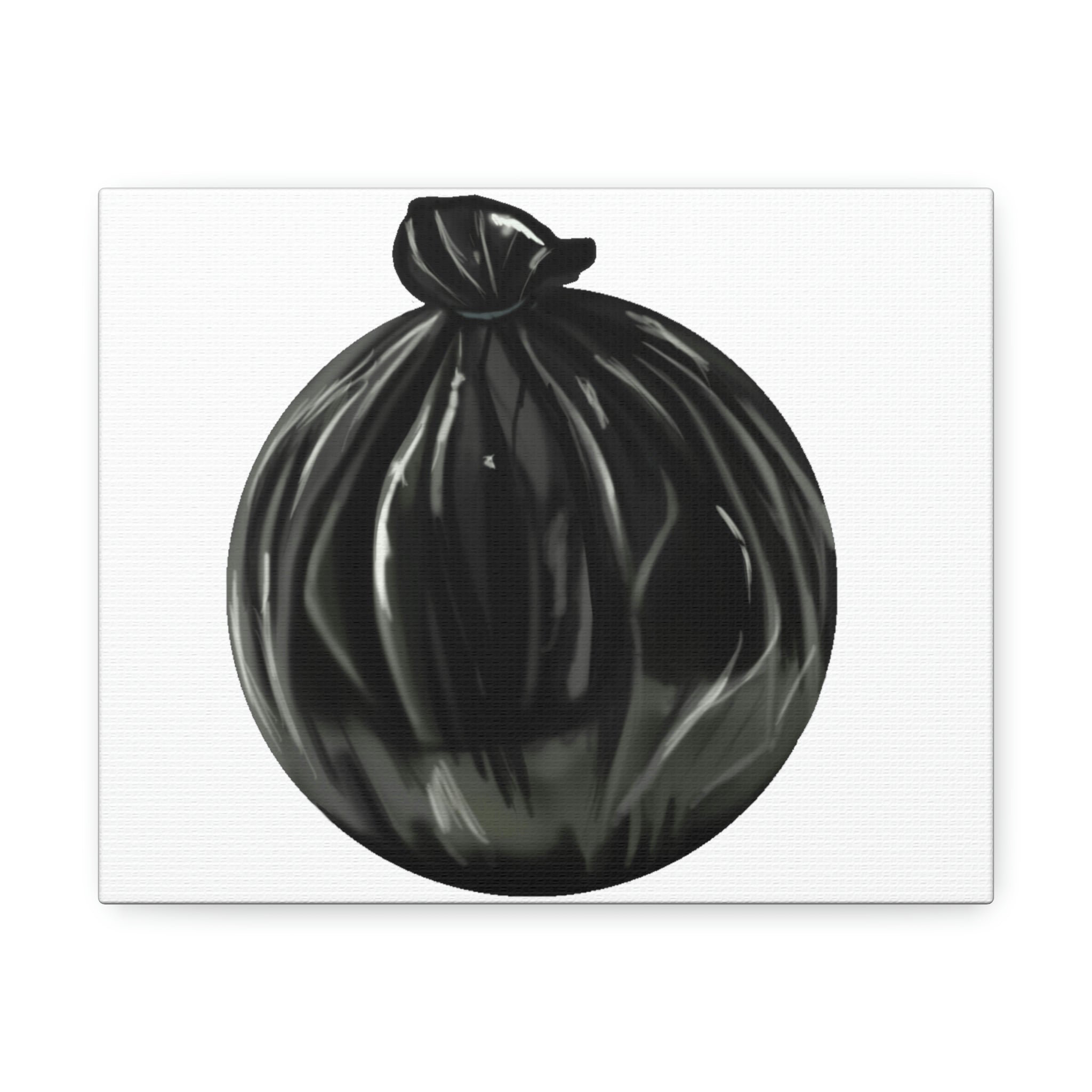 Latitude Run® Trash Bag - Wrapped Canvas Painting | Wayfair