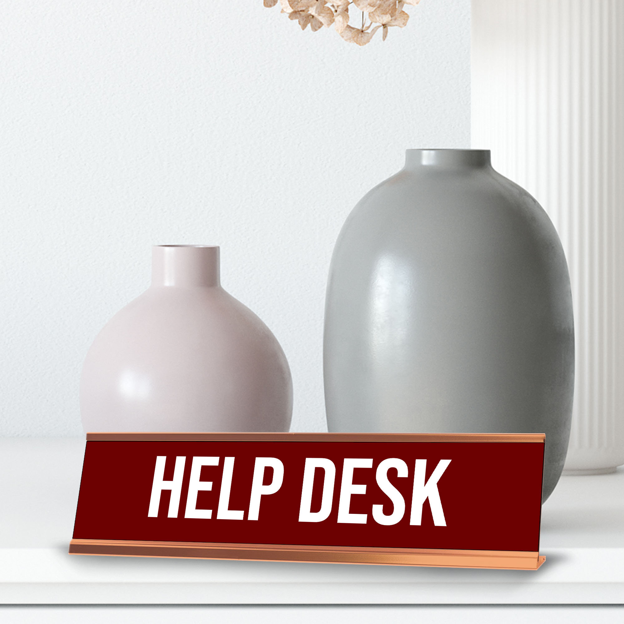 Signs ByLITA Help Desk Desk Sign | Wayfair