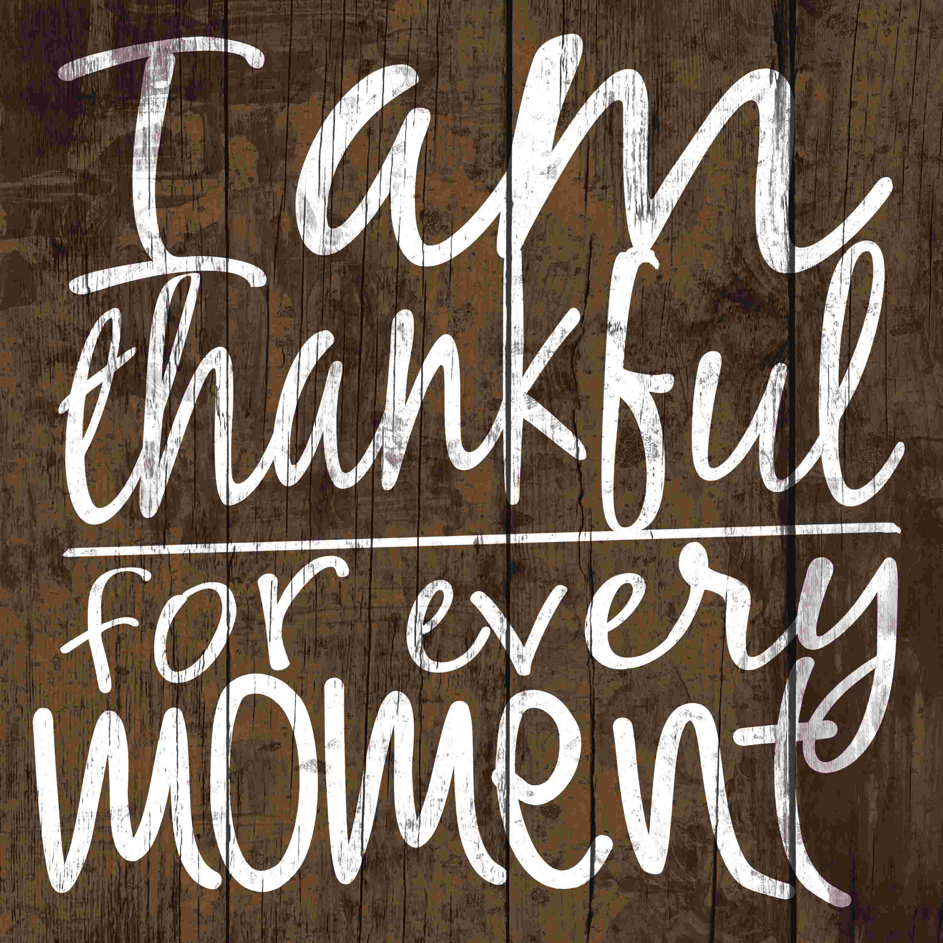 Trinx I Am Thankful 2 - Wrapped Canvas Textual Art | Wayfair