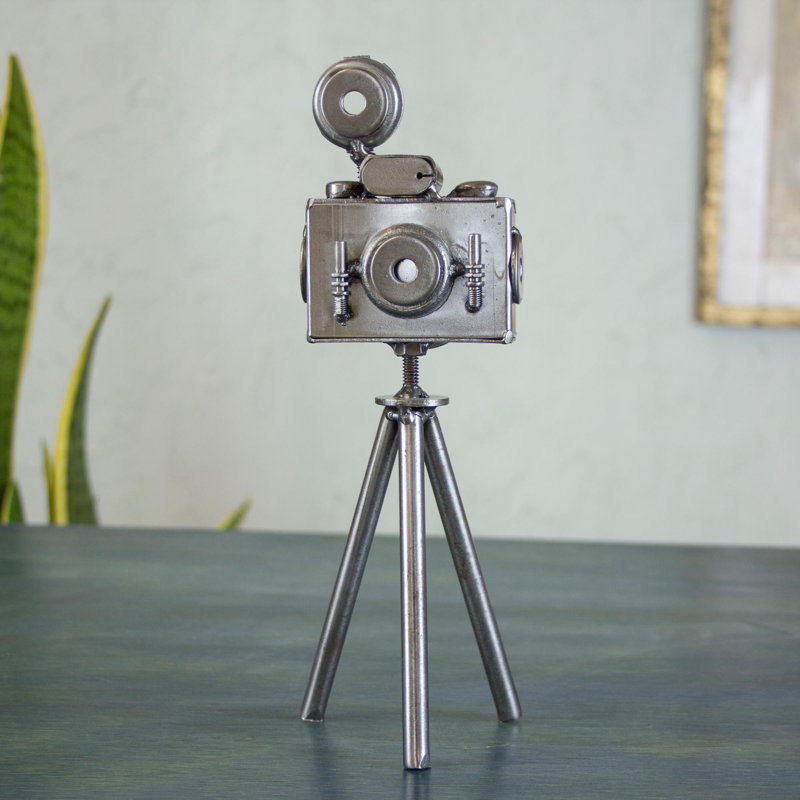 World Menagerie Taybah Mexico Eco Friendly Recycled Metal Camera ...
