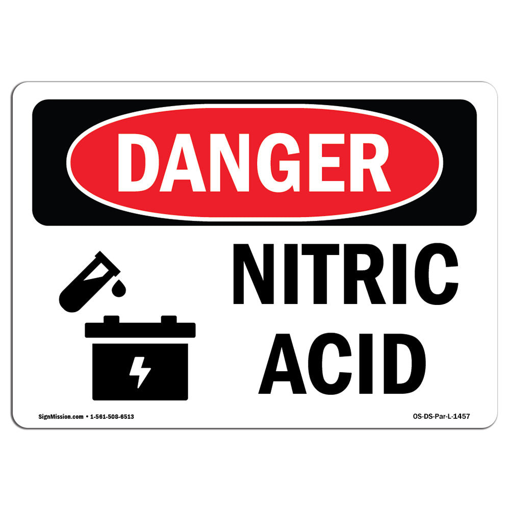 SignMission Nitric Acid Sign | Wayfair